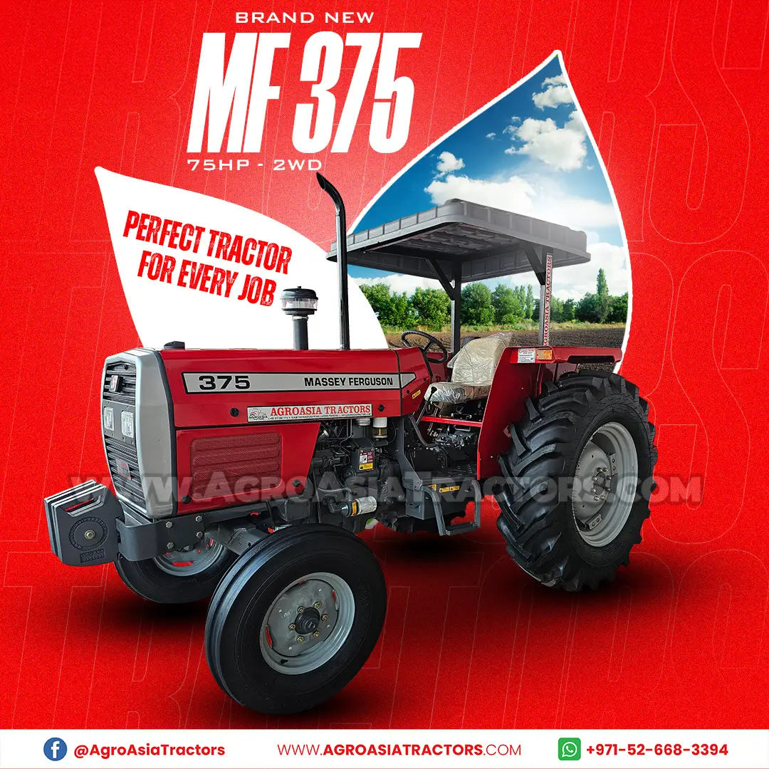 Buy Massey Ferguson 375 Tractor for Ghana | 2026 75HP Model